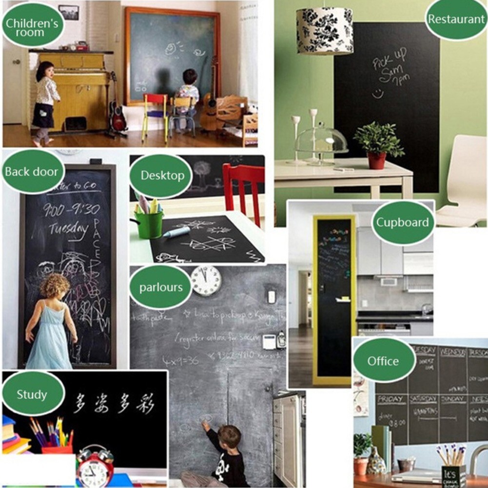 DIY Blackboard Wall Sticker Personalize Your Space Writable and ...