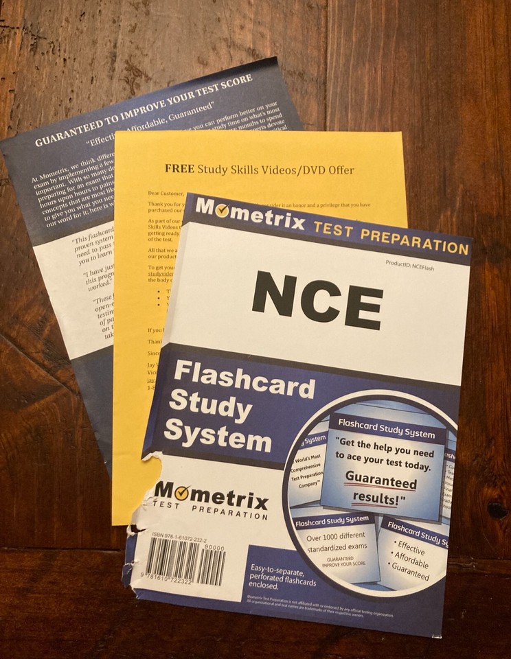 NCE Flashcard Study System: NCE Test Practice Q's & Exam Review for the ...