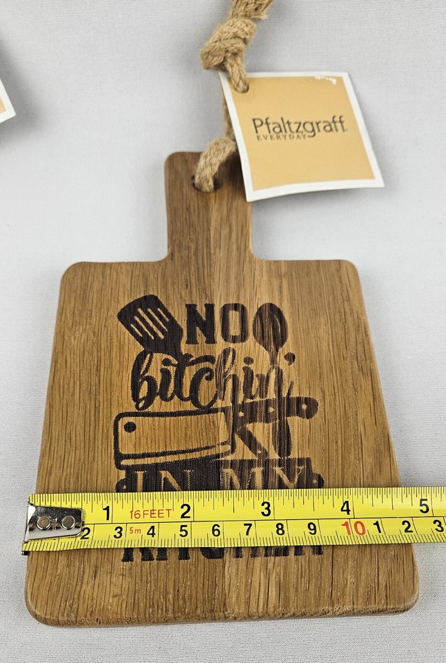Wooden Serving Tray Cutting Board. Laser Engraved "No Bitchin In The ...