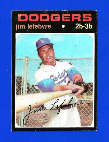 1971 Topps BASEBALL SET BREAK #459 JIM LEFEBVRE LA DODGERS (JP1) | eBay