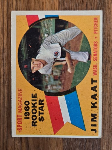 1960 Topps Jim Kaat #136 Beauty Senators Rookie RC HOF | eBay