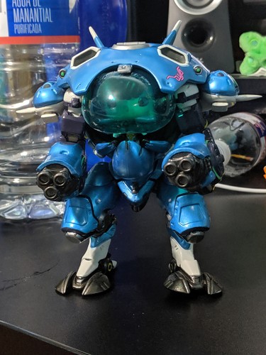 Funko Pop! Vinyl Super 6 in: Overwatch - D.Va (Blueberry Skin) (6 inch ...