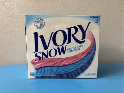 Ivory Snow Gentle Care Laundry Detergent Powder Gentle Cycle 24 OZ 15 ...
