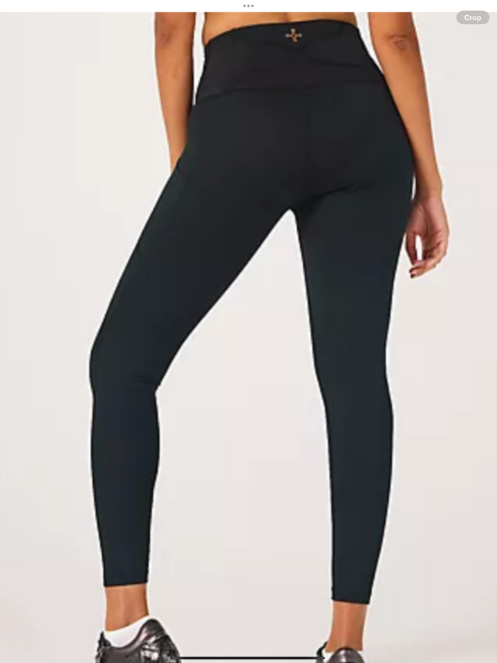 Tommie Copper Lower Back Support Compression 7/8 Leggings medium (with ...