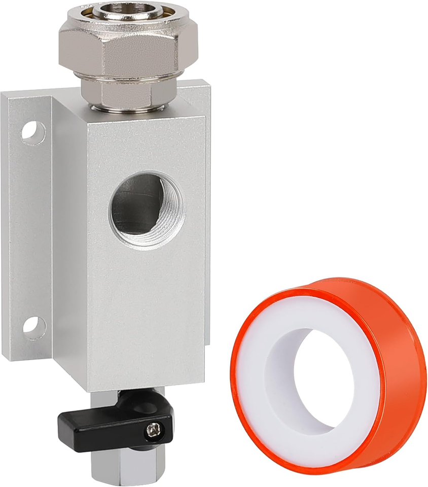 Compressed Air Outlet Kit for 3/4 Inch Tubing System with 1/2 Inch NPT ...