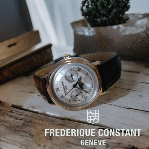 Frederick Constant Moonphase Quartz Men's Watch Swiss Made Classic ...