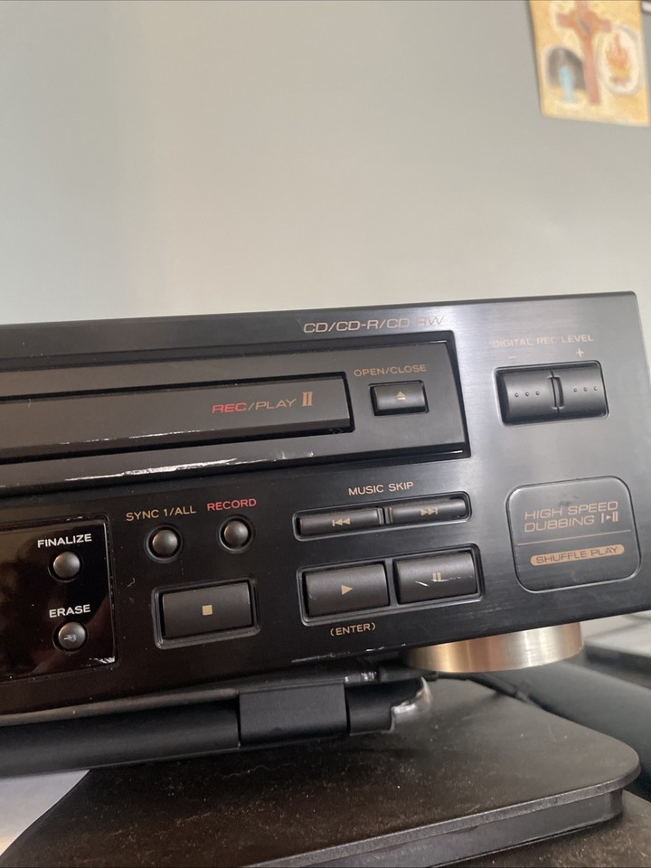 TEAC RW D200 CD Player Double Deck High Speed Dubbing Recorder CD to CD ...