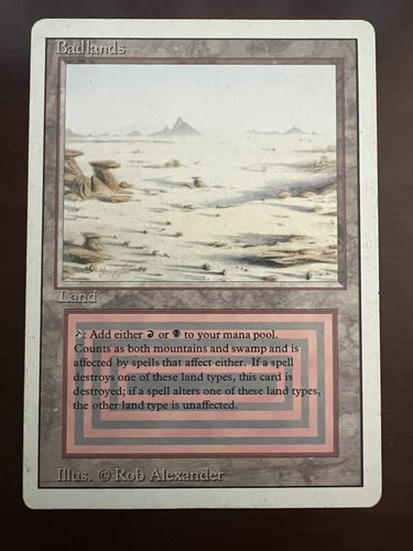 MTG Badlands Revised Edition Regular Rare | eBay