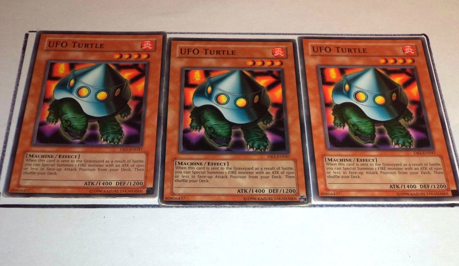 3X UFO Turtle DB1-EN047 - Yugioh Yu Gi Oh! 3 Playset | eBay