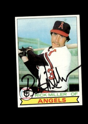 Rick Miller 1979 Topps Angels authentic autographed card | eBay