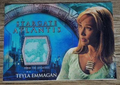 Stargate Atlantis Seasons 3 4 Teyla Emmagan Costume Relic Blue Looking ...