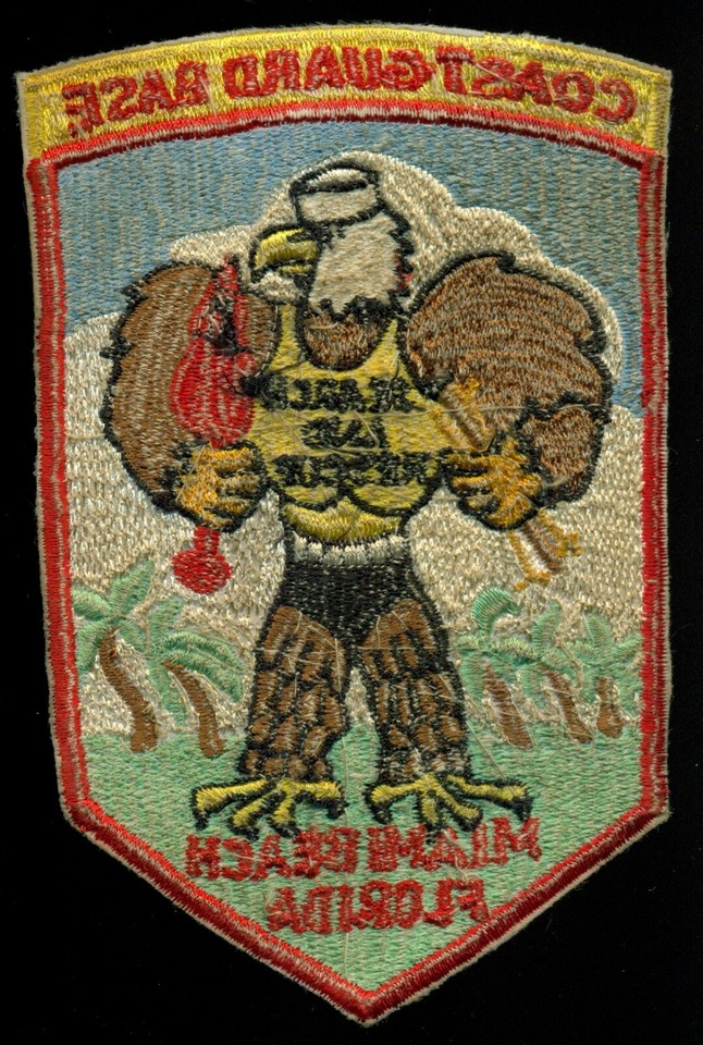 USCG Coast Guard Base Miami Beach Florida Search & Rescue Patch Q-10 | eBay