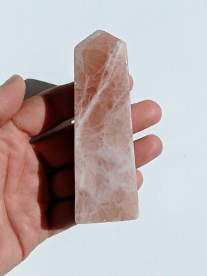Rose Calcite Tower Natural High Grade Crystal T006 | eBay