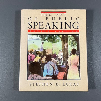 The Art of Public Speaking by Stephen E. Lucas Paperback Book Fourth ...
