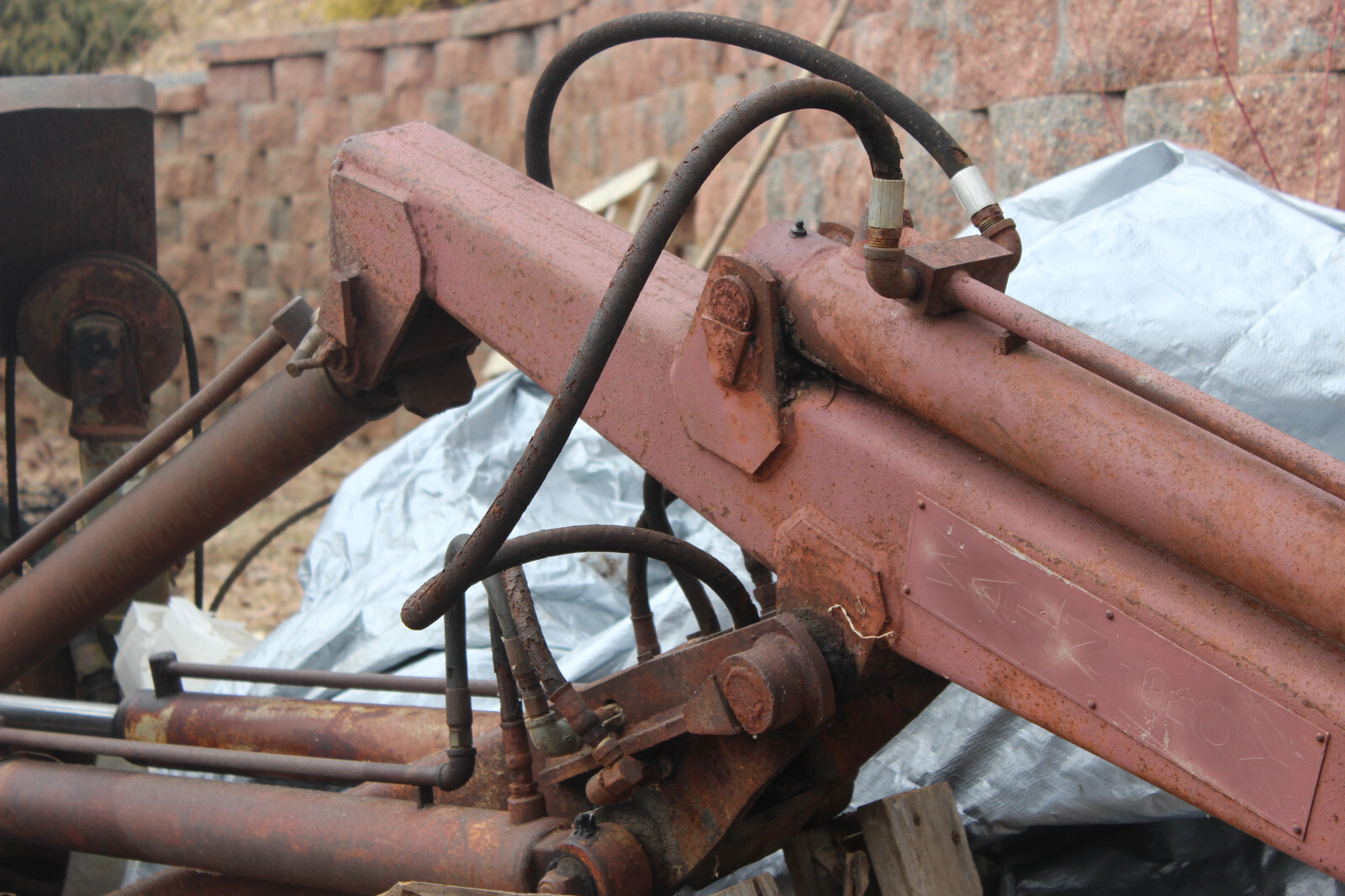Vintage Wain-Roy Backhoe Attachment (Circa 1958) and Mount | eBay