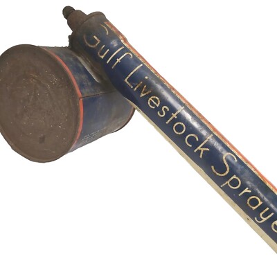 Vintage GULF Gulfspray Bug Sprayer Gas & Oil USA 32 OZ 17.5" L X 5" W ...