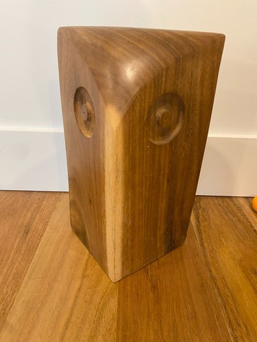 Owl solid timber statue- MRD Home Design | eBay Australia