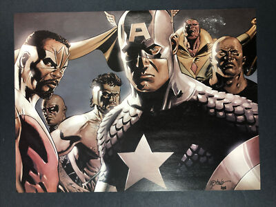 Captain America #24 COVER Marvel Comics Civil War Poster 8x10.5 Steve ...