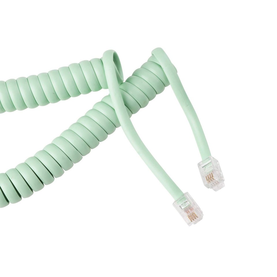 Phone Cord for Landline Phone –Tangle-Free Handset Curly Telephones ...