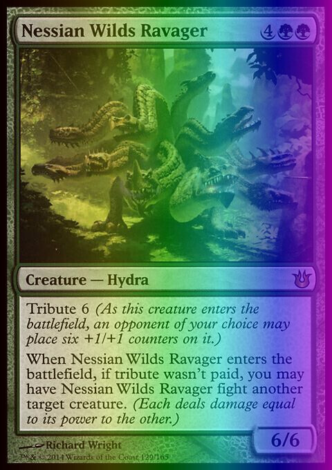 MTG Magic the Gathering Nessian Wilds Ravager (129/176) Born of the ...