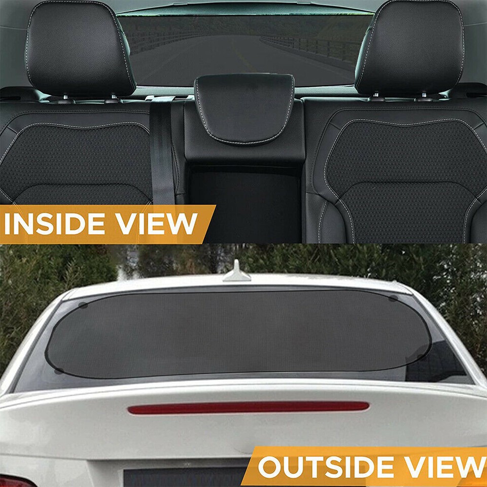 Car Rear Window Screen Mesh Sun Shade Cover Windshield Sunshade Visor ...