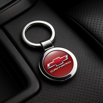 Camaro Classic Metal Keychain | Car Logo Keyring | Auto Key Fob Charm ...