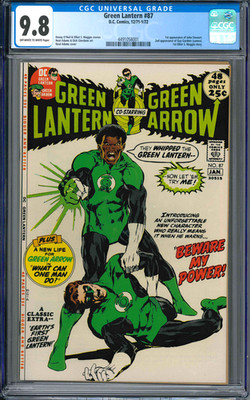 Green Lantern #87 CGC 9.8 Mint-Hunter Comics Copy! 1st app John Stewart ...