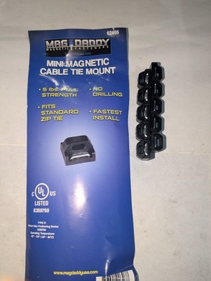 MAG DADDY MINI MAGNETIC E359769 cable tie mount no drill (LOT OF 10) | eBay