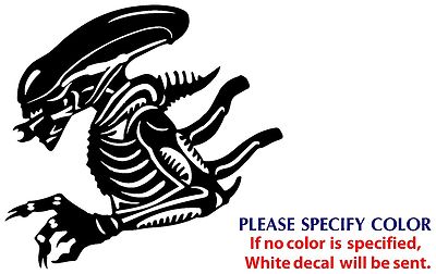Alien Xenomorph Predator Graphic Die Cut decal sticker Car Truck Boat 6 ...