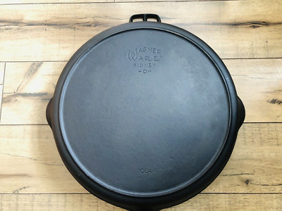 Rare Vintage Wagner Ware Sidney -O- No. 14 Cast Iron Skillet #1064 | eBay