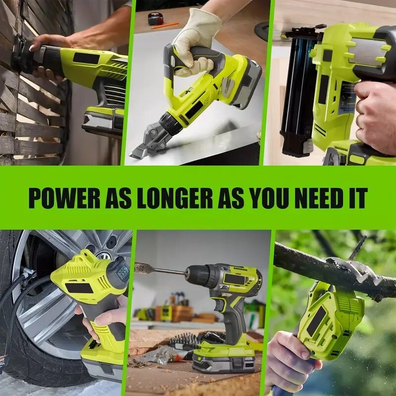 3.0Ah P103 Battery For RYOBI P108 18V One Plus High Capacity Lithium ...