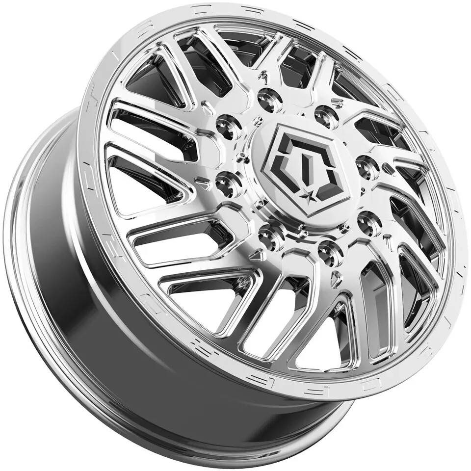 (Set-6) TIS 544c Dually 20x8.25 8x200 -198mm Chrome wheels rims 20 Inch ...