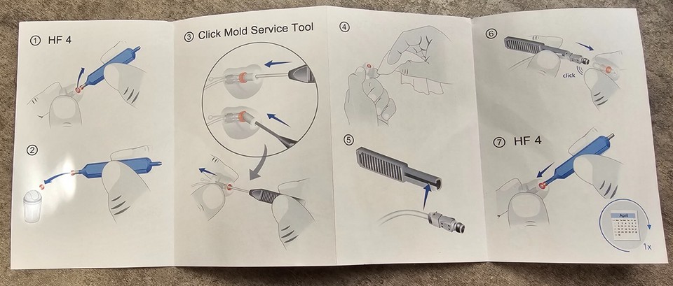 Siemens Signia Hearing Aid Click Mold Service Set **USA SELLER** | eBay