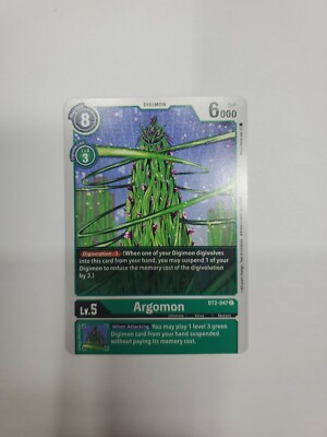 Argomon - BT2-047C - Near Mint - Digimon TCG | eBay