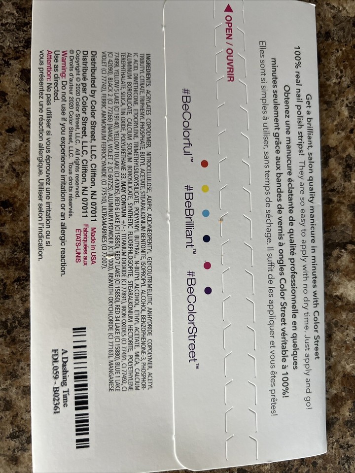 color street nail strips - A Dashing Time | eBay