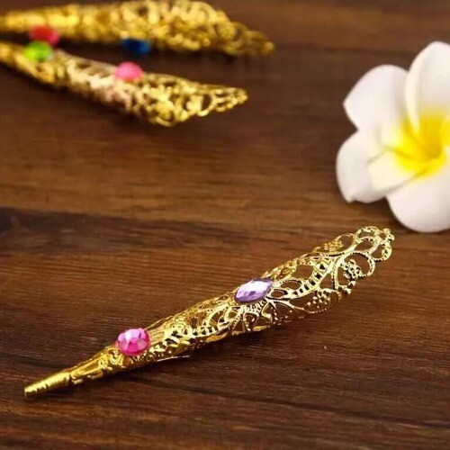Armor Covers Women Ancient Chinese Nail Armor Cover Cosplay Hanfu ...