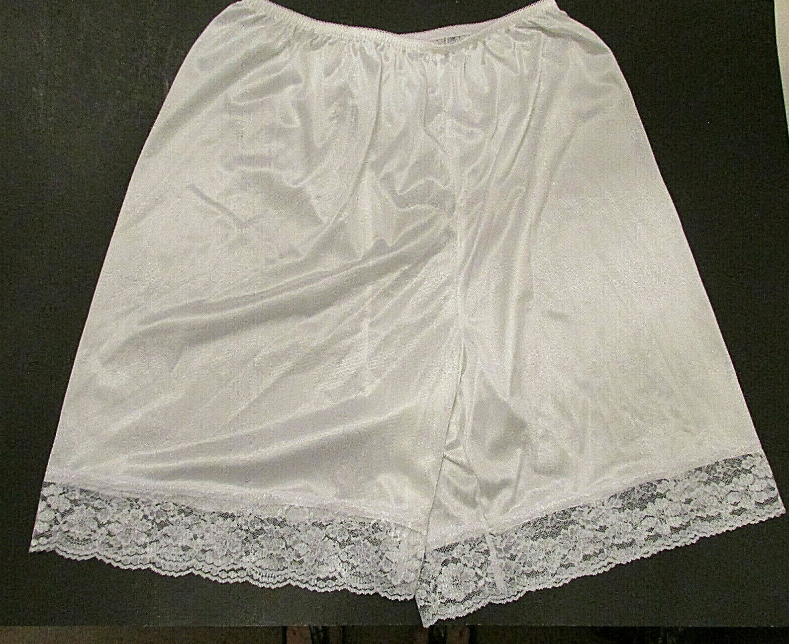 MMI Soft Silky Semi Sheer Nylon Lace Trim Petti-Pants Bloomers Trunk ...