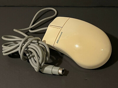 MICROSOFT SERIAL-MOUSE PORT COMP MOUSE 2.0 58264 USED RARE COLLECTIBLE ...