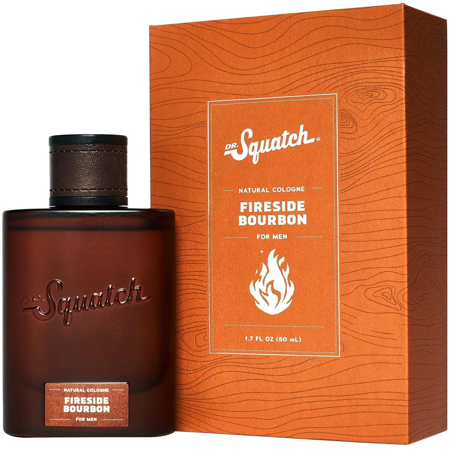 New! Dr. Squatch Fireside Bourbon Natural Cologne For Men 1.7fl oz exp ...