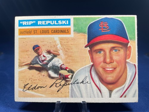1956 Topps Baseball Card Rip Repulski #201 St. Louis Cardinals | eBay