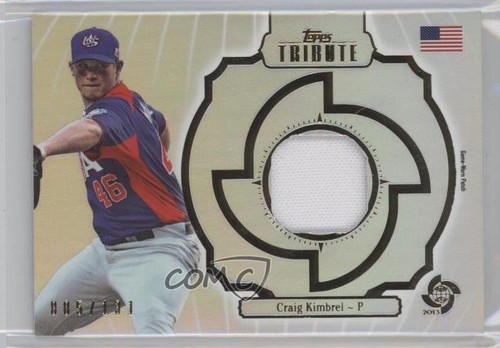 2013 Topps Tribute WBC - Prime Patches #WPP-CK Craig Kimbrel /131 (MEM ...
