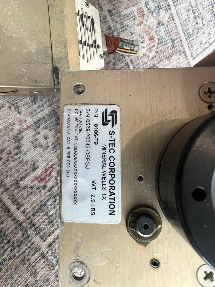 S-TEC 55X w/ Servos, Alt. Preselector, & Annunciator Panel & Tray ...