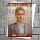 NCIS / Gibbs birthday card. 5x7 inches. Personalised, plus envelope ...