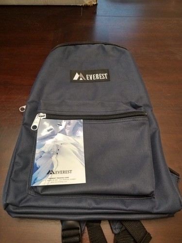 Small Navy Blue Everest Backpack - #1045K | eBay