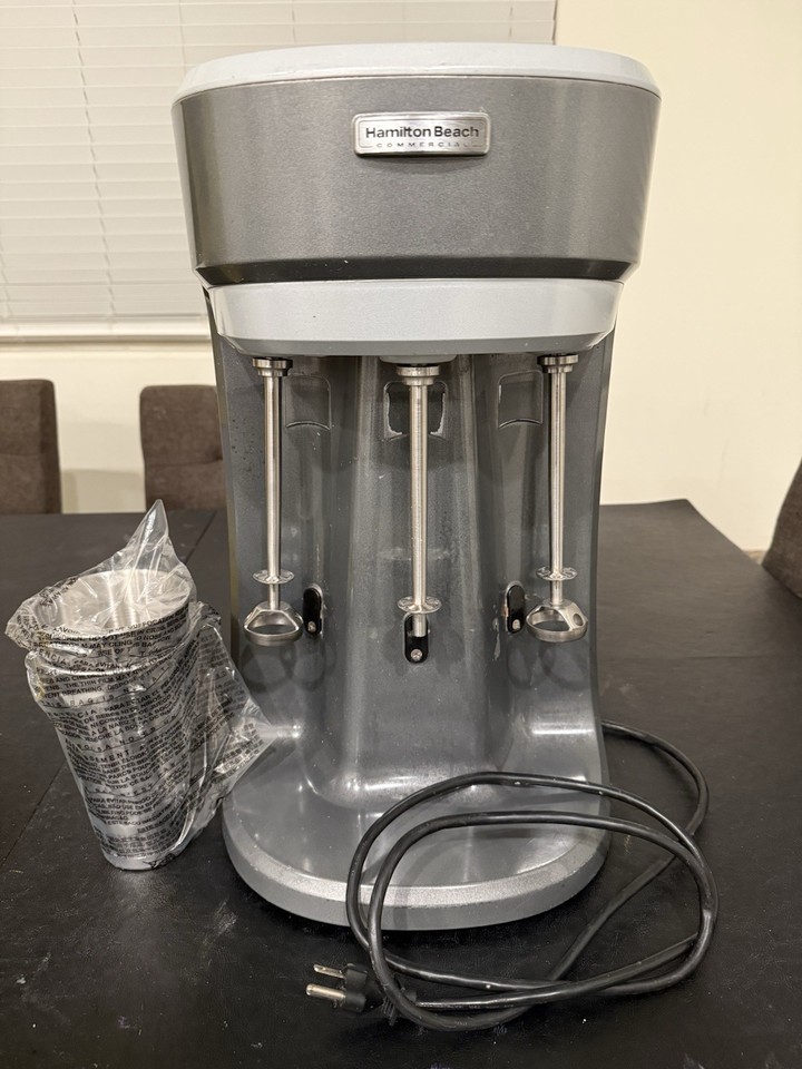 Hamilton Beach HMD400 120V Triple Spindle Commercial Drink Mixer, See ...