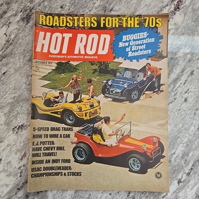 1970 September Hot Rod Magazine 5-speed Drag Trans & How To Wire A Car ...