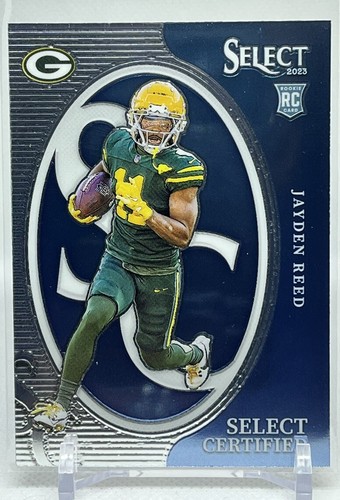2023 Panini Select Certified Jayden Reed RC Green Bay Packers Rookie # ...