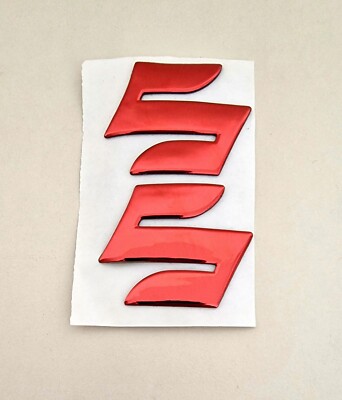 Suzuki Red 3D Badge Tank Emblem Logo Stickers Graphics Decals gsxr sv ...