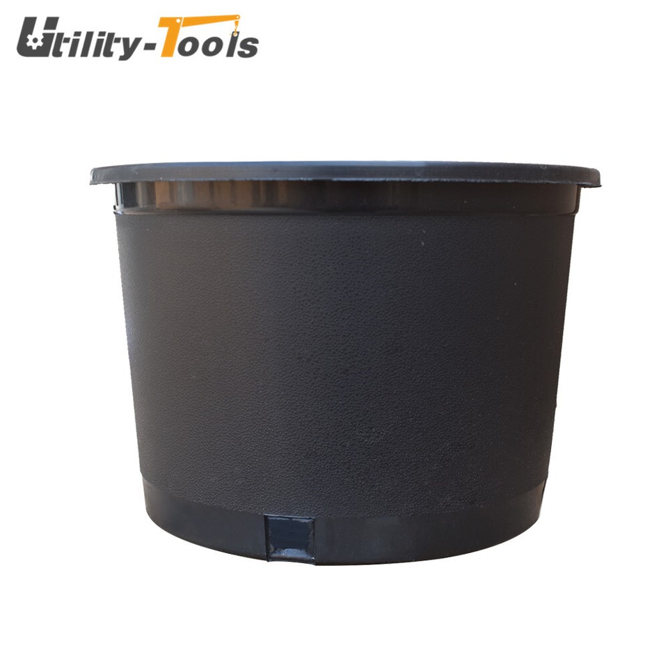 10X 5gallon Squat Heavy Duty Premium Plastic Nursery Plant Container ...