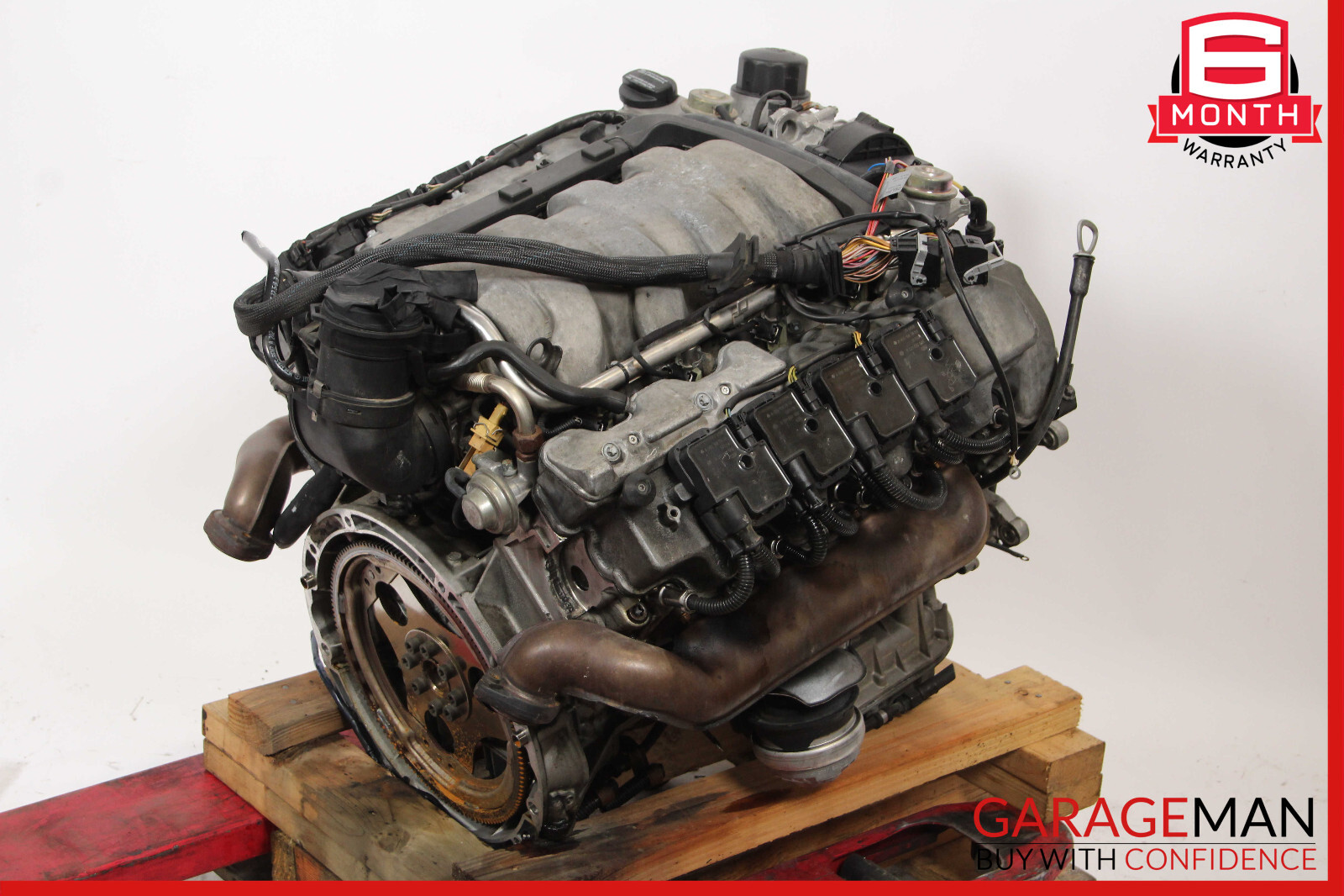 Mercedes W208 CLK430 S430 4.3L V8 M113 Complete Engine Motor Block ...